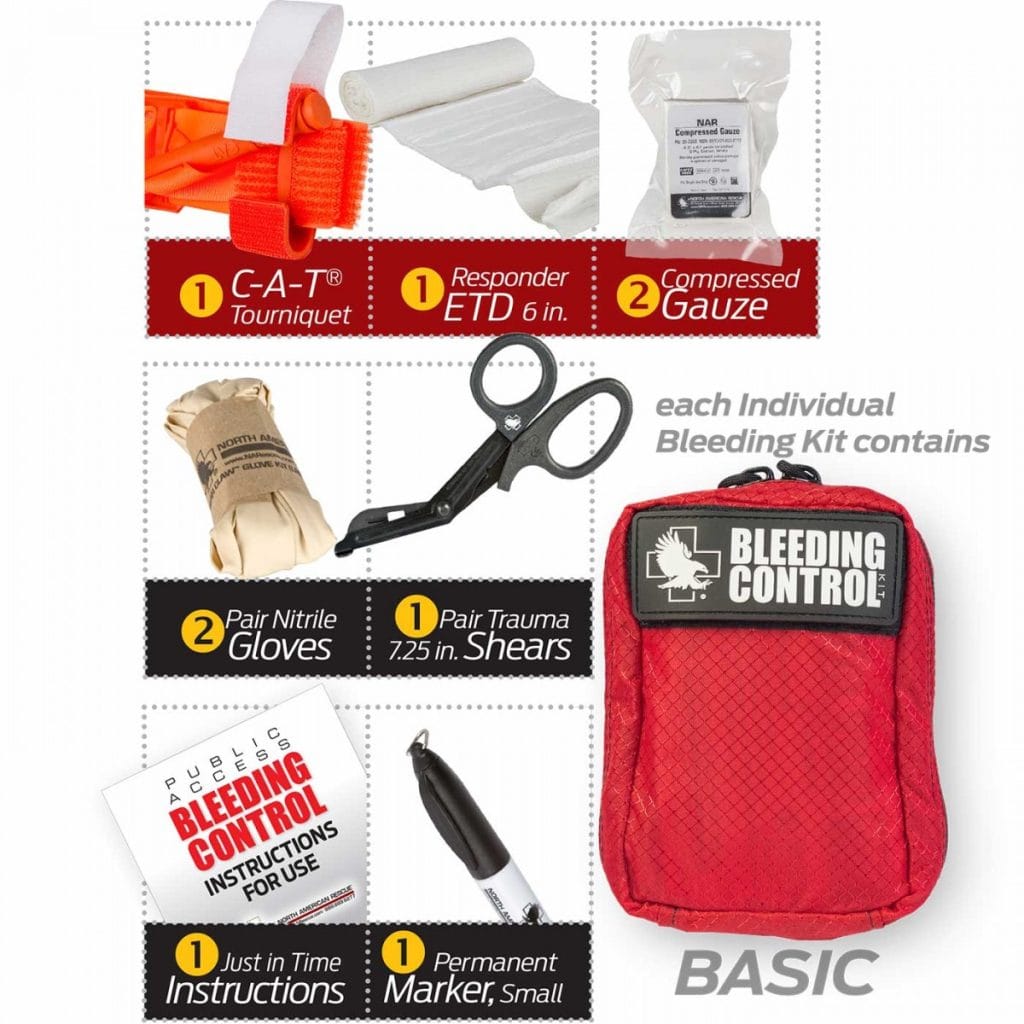 North American Rescue Bleeding Control Kit | J5 Rescue Supply LLC